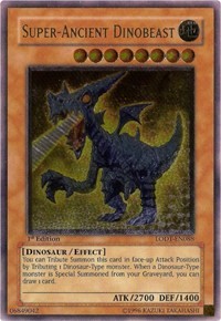 Super-Ancient Dinobeast (UTR) - Light of Destruction - YuGiOh