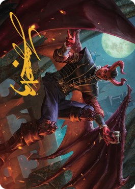 Raphael, Fiendish Savior Art Card (40/81) (Gold-Stamped Signature ...