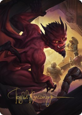 Imp Art Card (Gold-Stamped Signature) - Art Series: Commander Legends ...