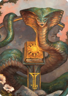 Guardian Naga Art Card (Gold-Stamped Signature) - Art Series: Commander ...