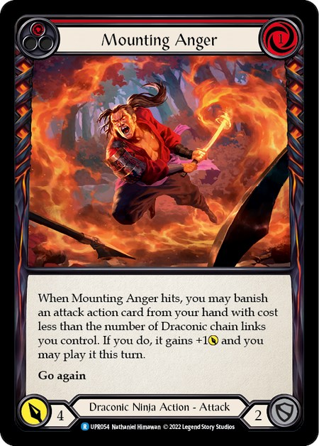 Mounting Anger (Red) - Uprising - Flesh and Blood TCG