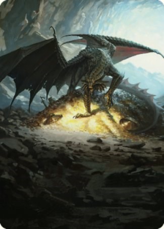 Ancient Copper Dragon Art Card (4/81) - Art Series: Commander Legends: Battle for Baldur's Gate ...