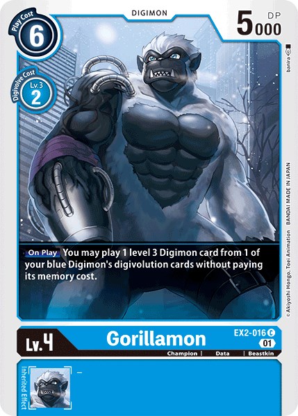 Gorillamon - Digital Hazard - Digimon Card Game