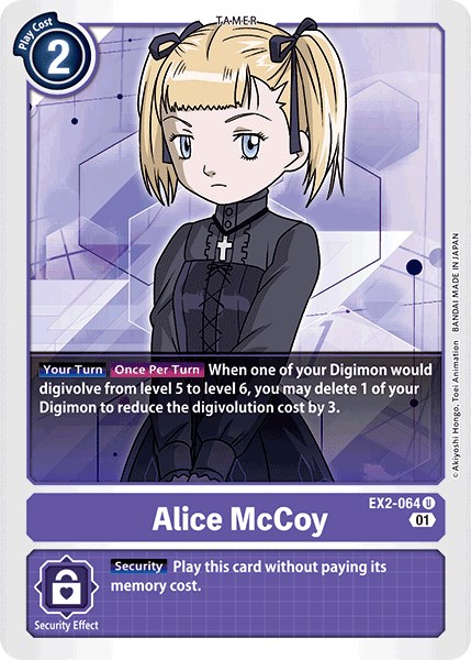 Alice McCoy - Digital Hazard - Digimon Card Game