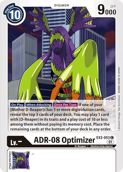 ADR-08 Optimizer - Digital Hazard - Digimon Card Game