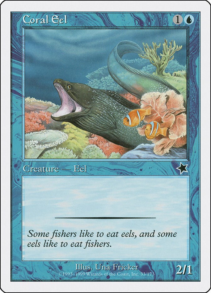 Coral Eel - Starter 1999 - Magic: The Gathering