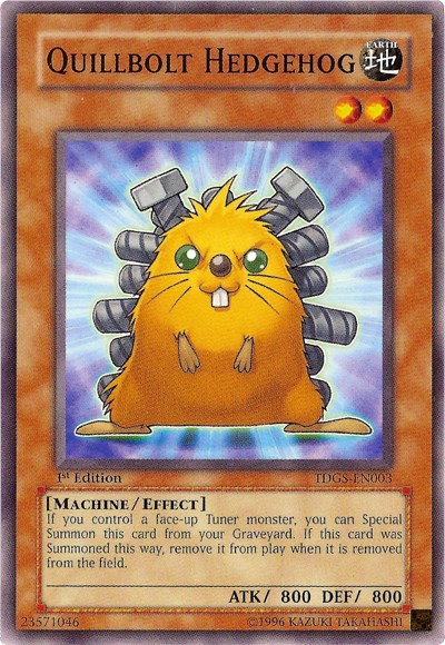 Quillbolt Hedgehog - The Duelist Genesis - YuGiOh