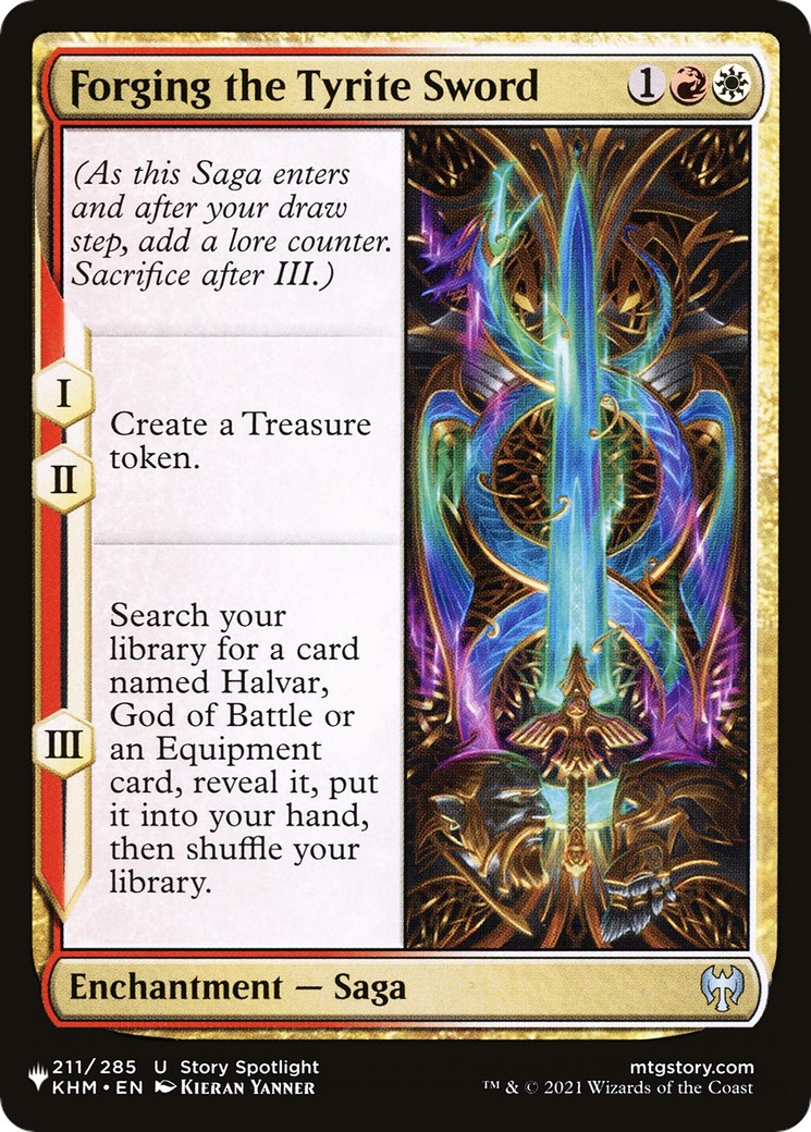 Forging the Tyrite Sword - The List Reprints - Magic: The Gathering