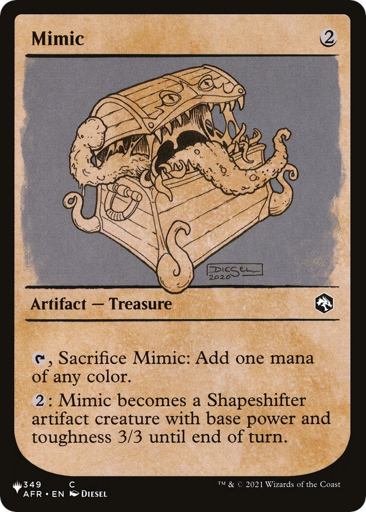 Mimic (Showcase) - The List Reprints - Magic: The Gathering