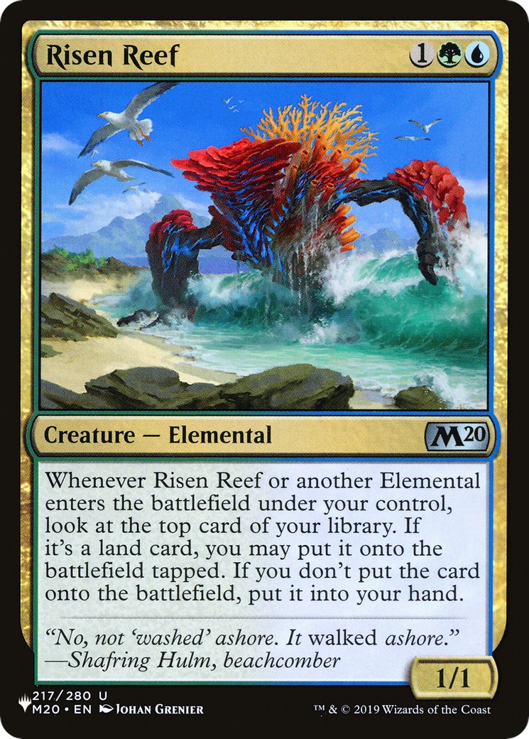 Risen Reef - The List Reprints - Magic: The Gathering