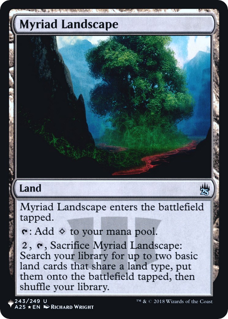 Myriad Landscape (A25) - The List Reprints - Magic: The Gathering