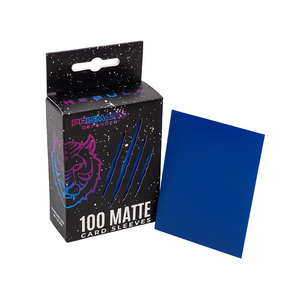 Prismatic Defender Card Sleeves - Matte Sleeves - Dark Blue / Nebula ...