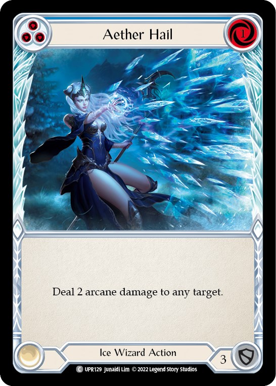 Aether Hail (Blue) - Uprising - Flesh and Blood TCG