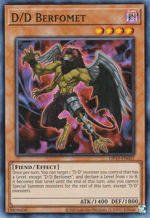 D/D Berfomet - OTS Tournament Pack 19 - YuGiOh