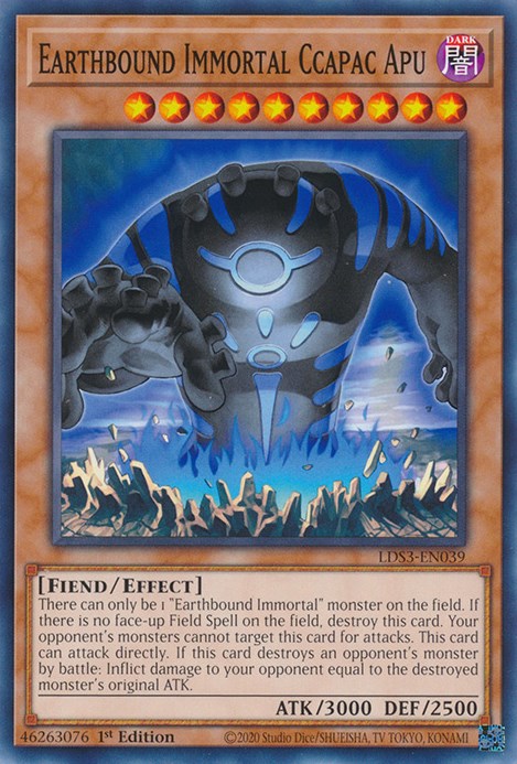 Earthbound Immortal Ccapac Apu - Legendary Duelists: Season 3 - YuGiOh