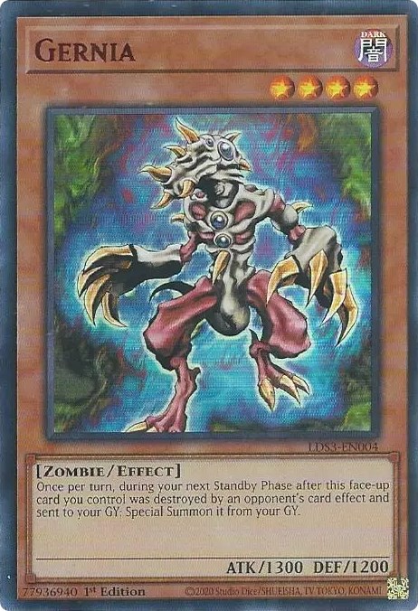Gernia (Red) - Legendary Duelists: Season 3 - YuGiOh