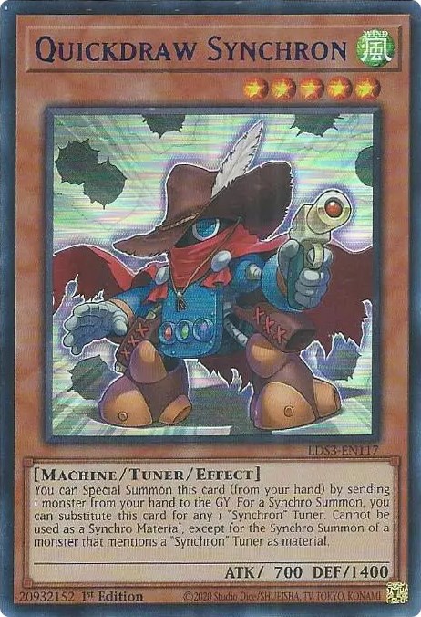 Quickdraw Synchron (Blue) - Legendary Duelists: Season 3 - YuGiOh
