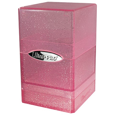 Satin Tower - Glitter Pink - Ultra Pro Deck Boxes - Deck Boxes