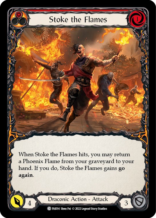 Stoke the Flames - Blitz Deck: Uprising - Fai - Flesh and Blood TCG