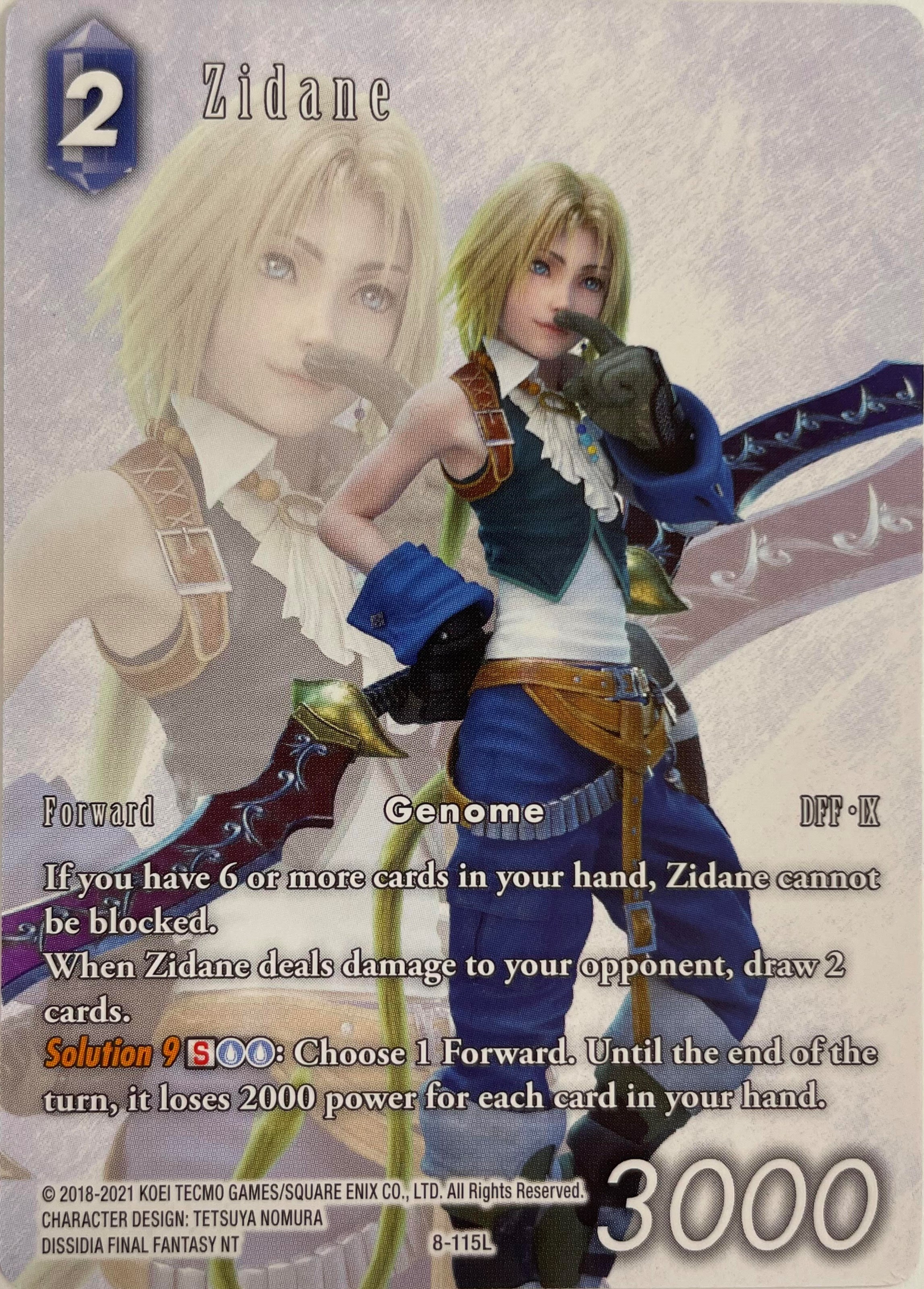 Zidane - 8-115L (Full Art) - FF: Promo Cards - Final Fantasy TCG