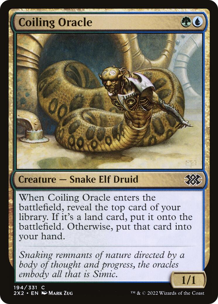 Coiling Oracle - Double Masters 2022 - Magic: The Gathering