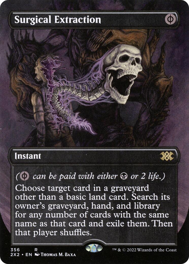 Surgical Extraction (Borderless) - Double Masters 2022 - Magic: The ...