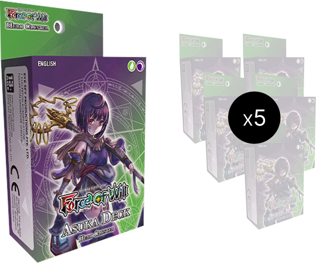 Starter Deck: Asuka Deck Display - Hero Cluster Starter Decks - Force ...