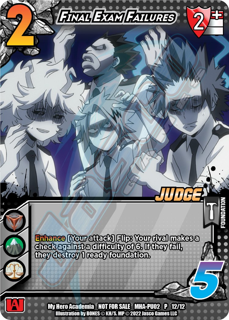 Final Exam Failures (Plus Ultra Pack 2 Judge) - UniVersus: My Hero ...