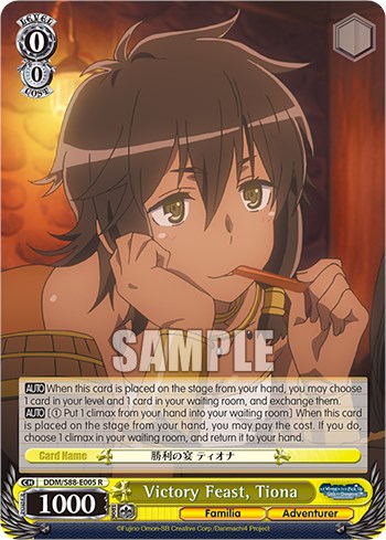 Victory Feast, Tiona - Is it Wrong to Try to Pick Up Girls in a Dungeon ...