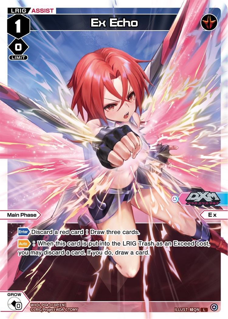 Ex Echo (Parallel Foil) - Vertex Diva - WIXOSS