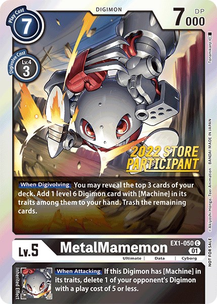 MetalMamemon (2022 Store Participant) - Classic Collection - Digimon ...