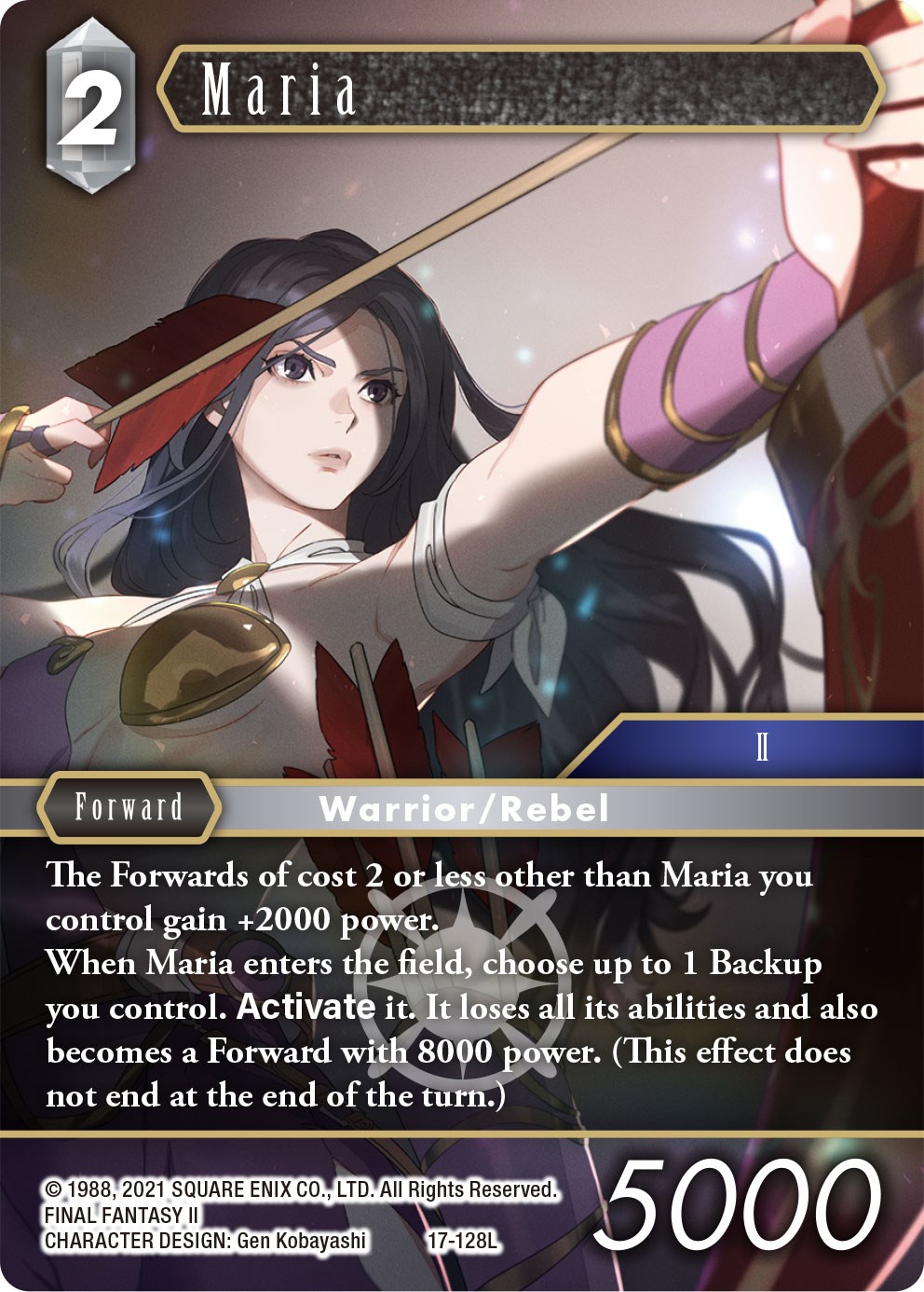 Maria - Rebellion's Call - Final Fantasy TCG
