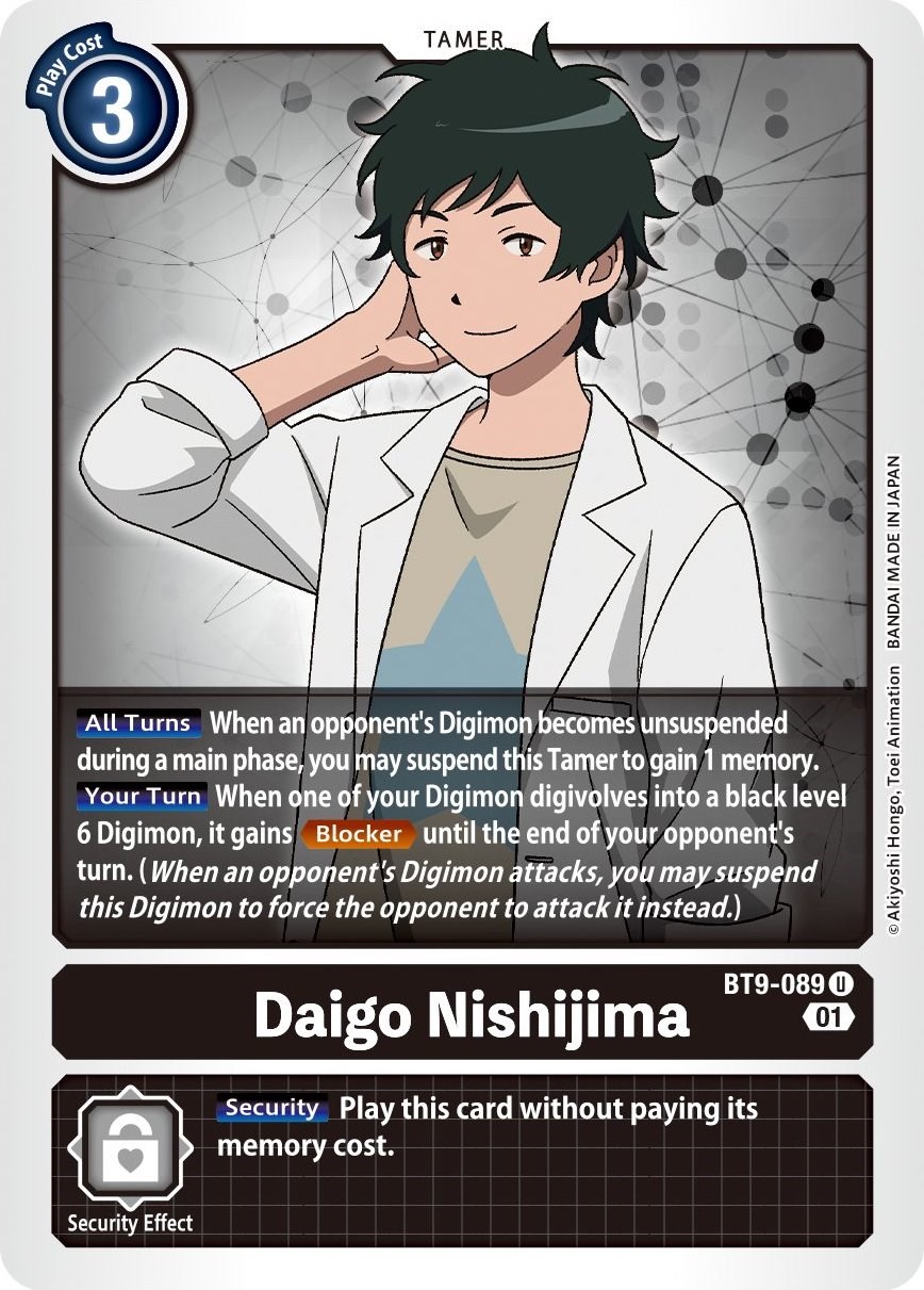 Daigo Nishijima - X Record - Digimon Card Game