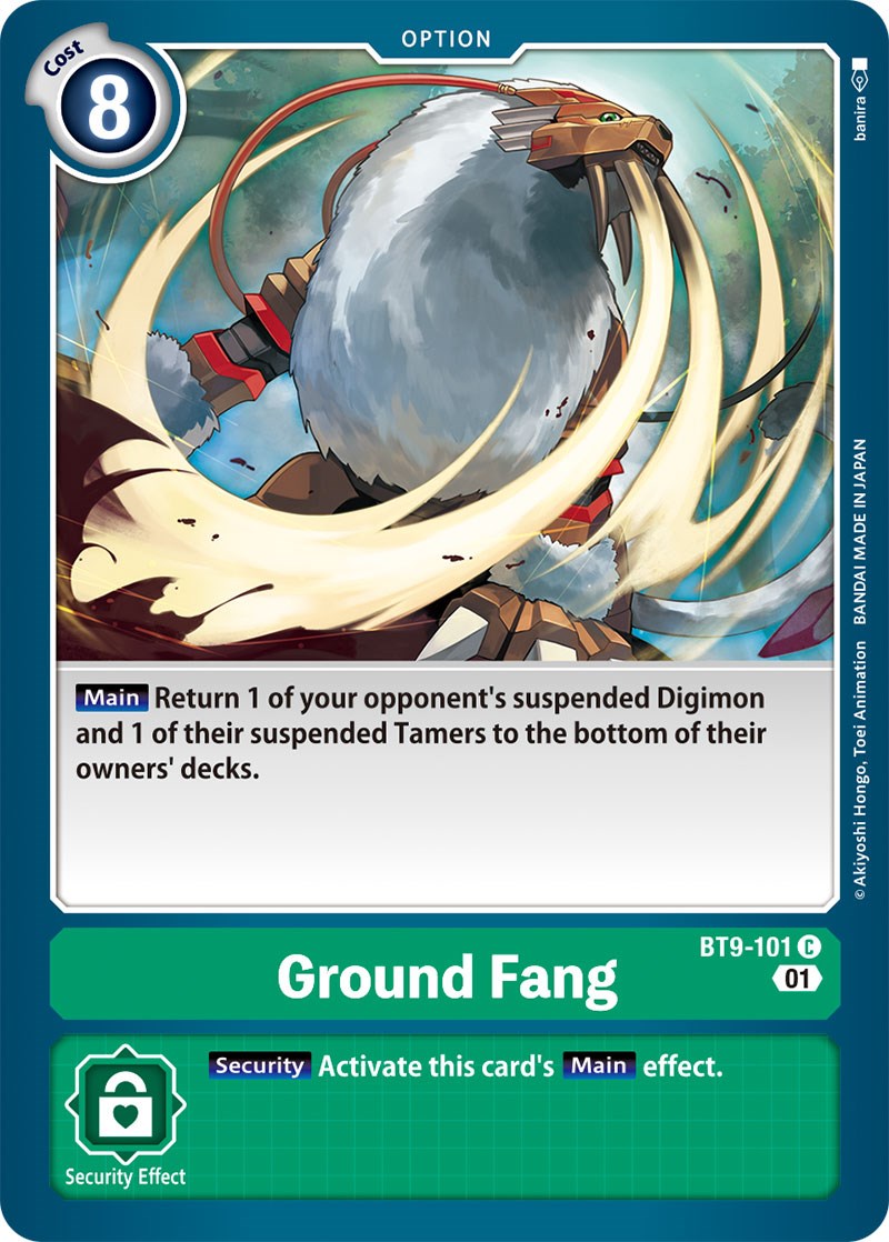 Ground Fang - X Record - Digimon Card Game