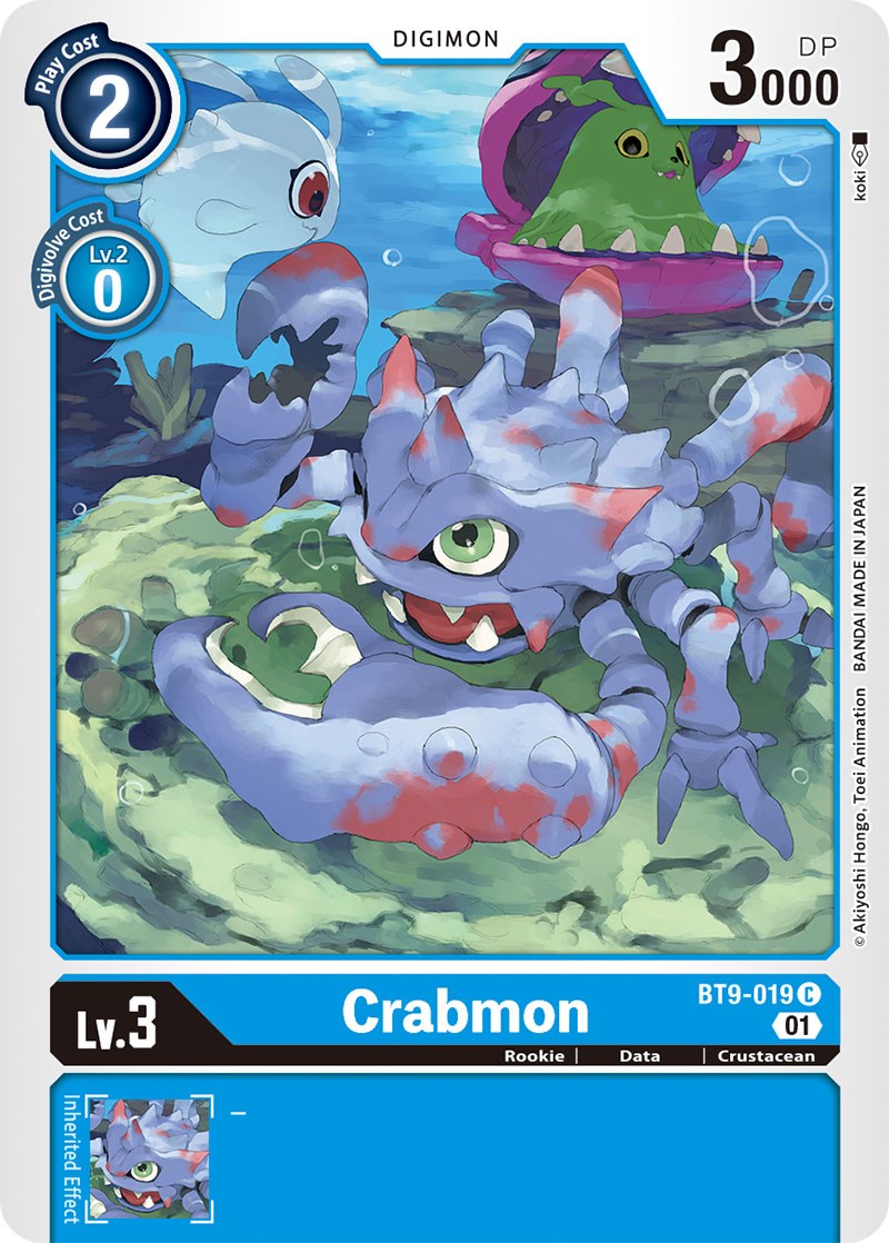 Crabmon - X Record - Digimon Card Game