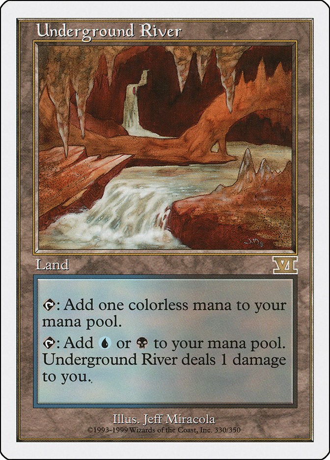 Underground River - Classic Sixth Edition - Magic: The Gathering