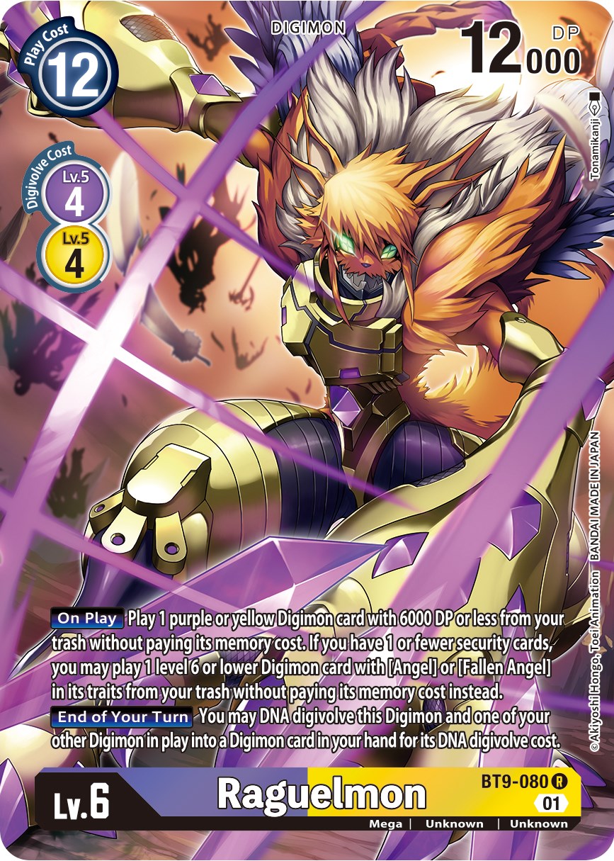 Raguelmon (Alternate Art) - X Record - Digimon Card Game