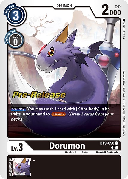 Digimon X Evolution Dorumon