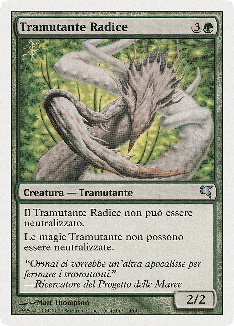 Root Sliver (Italian) - "Tramutante Radice" - Magic Encyclopedia 2005 ...