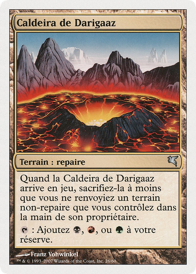 Darigaaz's Caldera (French) - "Caldeira de Darigaaz" - Magic ...