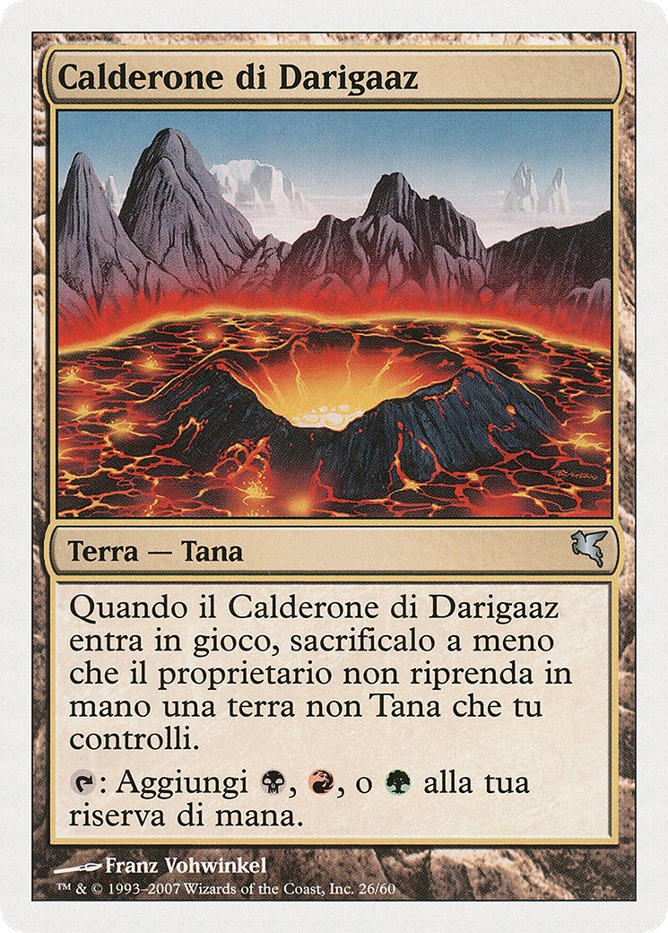 Darigaaz's Caldera (Italian) - "Calderone di Darigaaz" - Magic ...