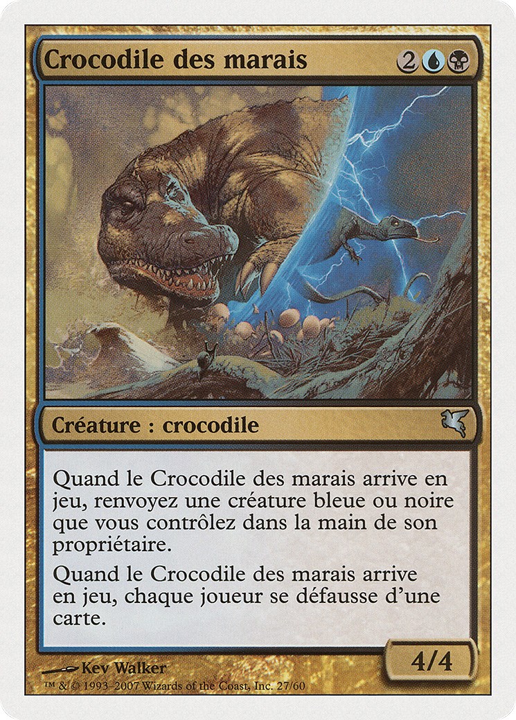 Marsh Crocodile (French) - "Crocodile des marais" - Magic Encyclopedia ...