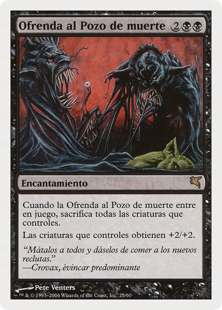 Death Pit Offering (Spanish) - "Ofrenda al Pozo de muerte" - Magic ...