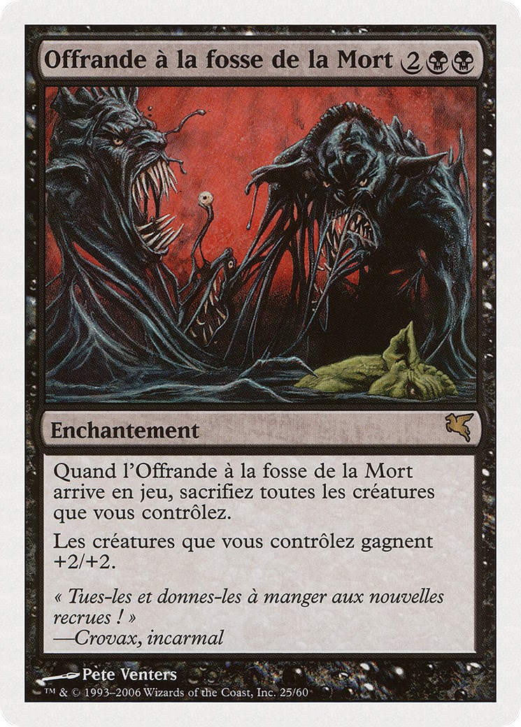 Death Pit Offering (French) - "Offrande à la fosse de la Mort" - Magic ...