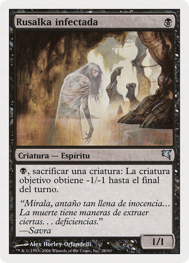 Plagued Rusalka (Spanish) - "Rusalka infectada" - Magic Encyclopedia ...