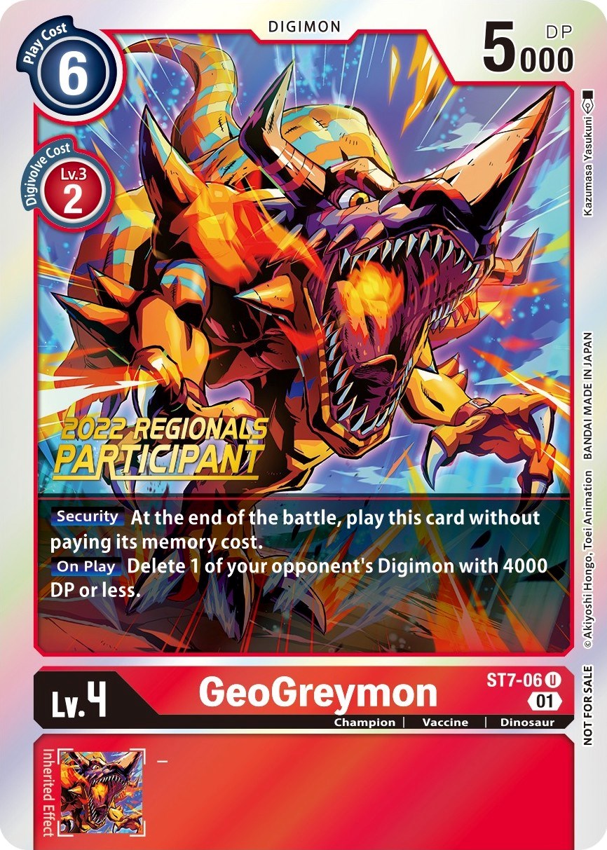 GeoGreymon (2022 Championship Offline Regional) [Online Participant ...