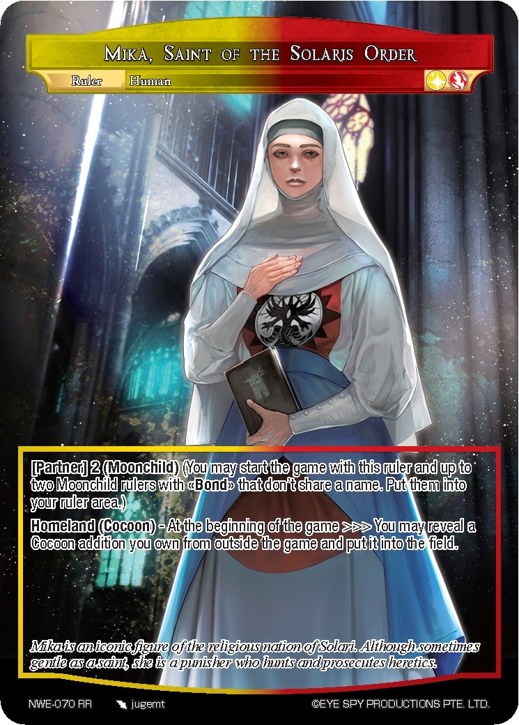 Mika, Saint of the Solaris Order - A New World Emerges - Force of Will