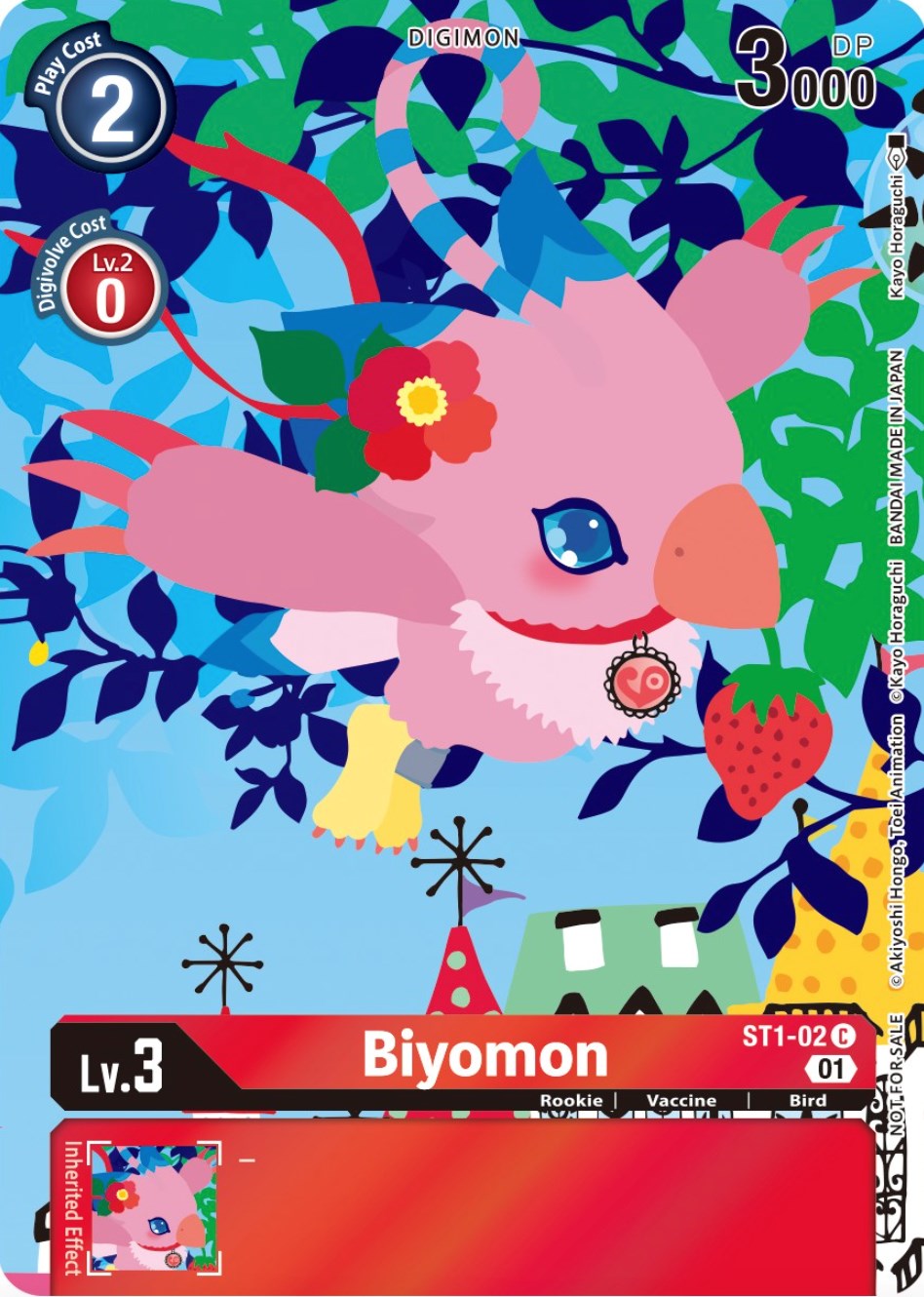 Biyomon (Tamer's Card Set 2 Floral Fun) - Starter Deck 01: Gaia Red ...