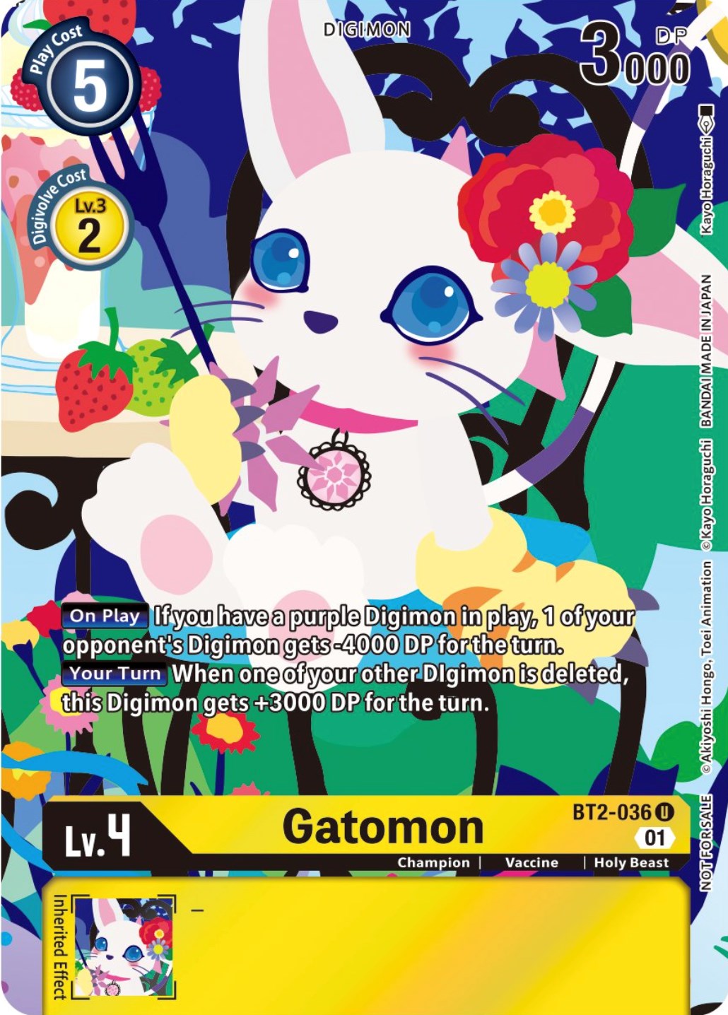 Gatomon - BT2-036 (Tamer's Card Set 2 Floral Fun) - Release Special ...