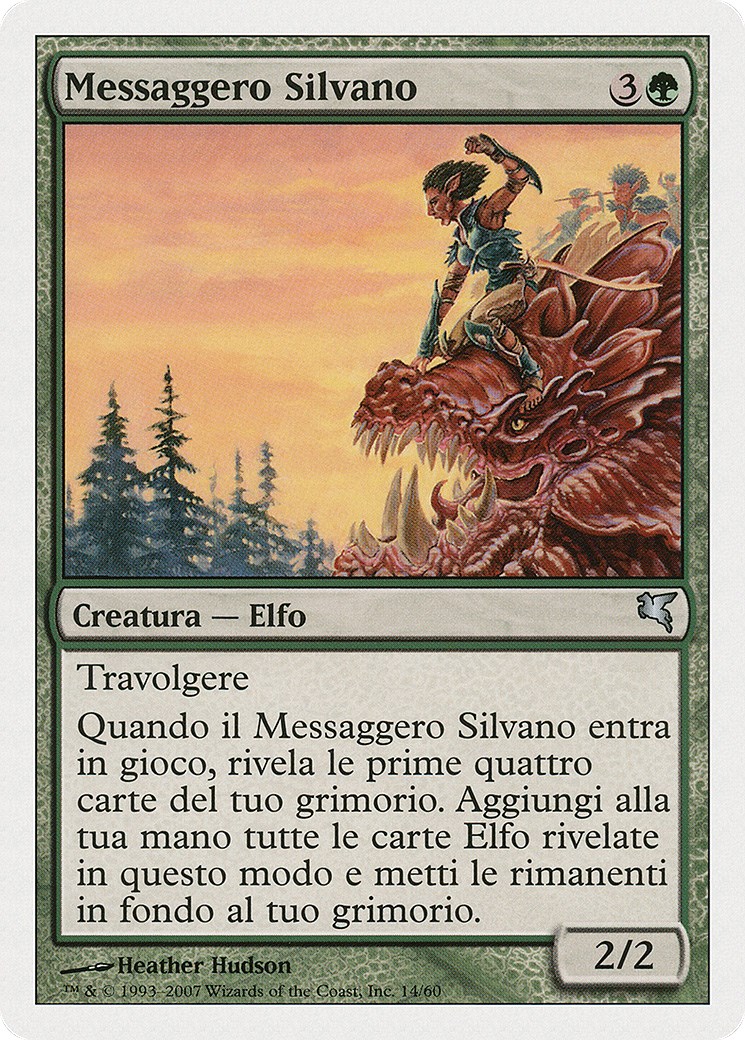 Sylvan Messenger (Italian) - "Messager sylvestre" - Magic Encyclopedia ...